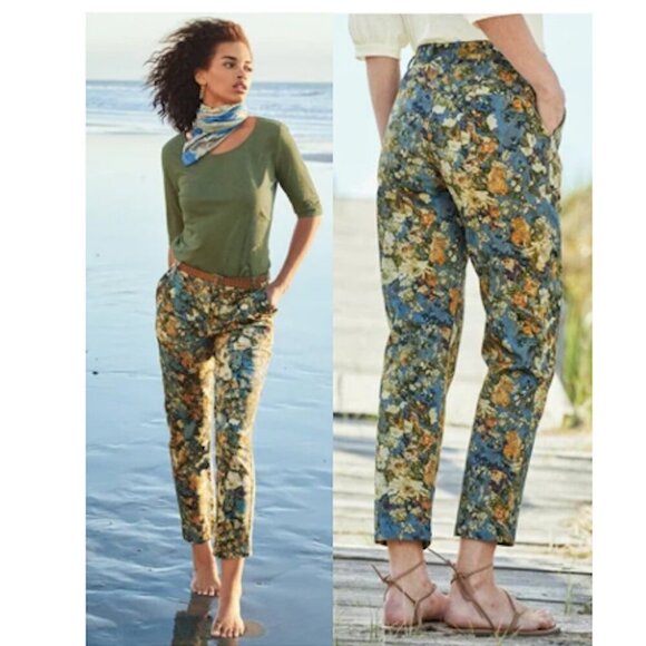 Peruvian Connection | Pants & Jumpsuits | Peruvian Connection Nikki Cropped Trouser Pants Ankle ...